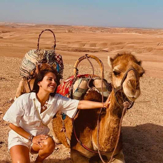 Agafay desert: ATV, Camel Ride , Henna tatto, Dinner in Camp | GetYourGuide