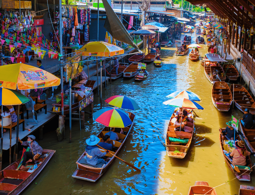 Bangkok: Damneon Saduak Floating & Train Markets Guided Tour | GetYourGuide