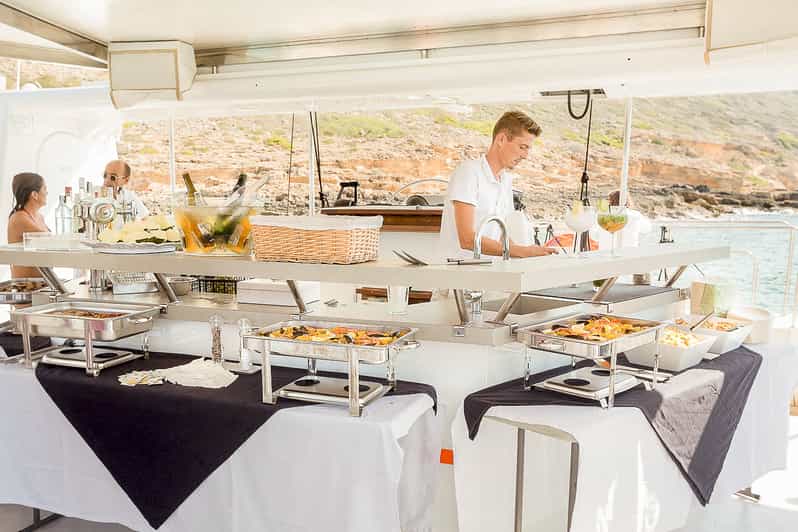 Palma de Mallorca: Half-Day Catamaran Tour with Buffet Meal | GetYourGuide