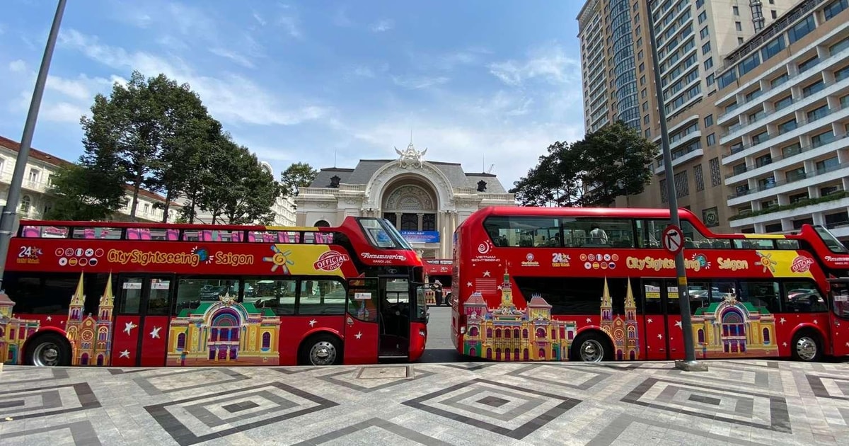Ho Chi Minh City Hop On Hop Off Pass - 1 ROUND 60' - NONSTOP | GetYourGuide