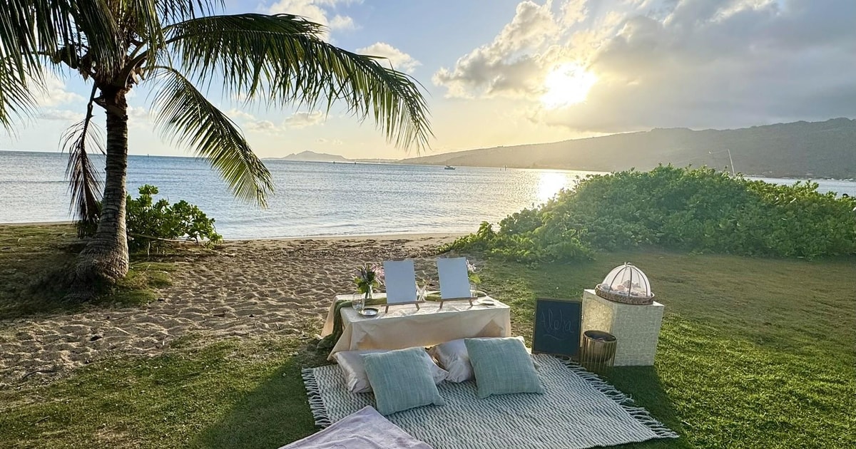 Honolulu: pícnic de lujo en una playa apartada y pintura | GetYourGuide