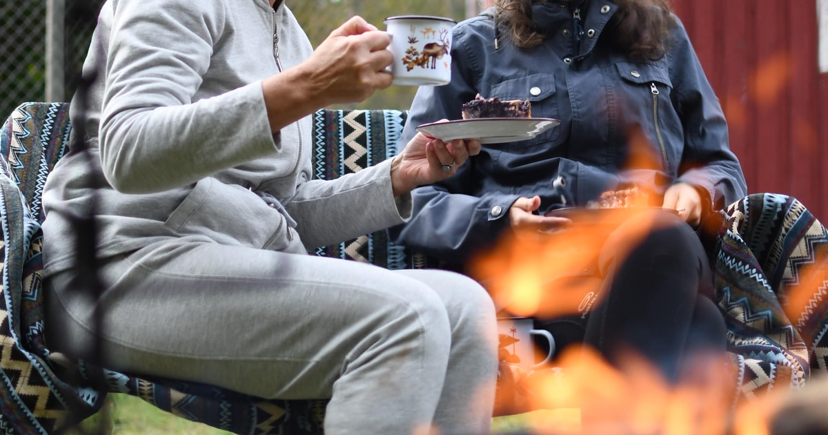 Lapland: Husky Cuddle and Fika Experience | GetYourGuide