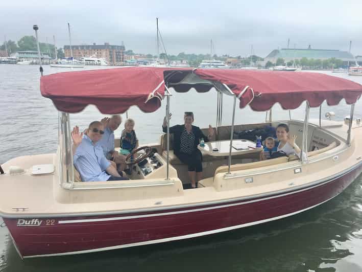 Annapolis: Electric Boat Rental - Duffy Sun Cruiser - 10ppl | GetYourGuide