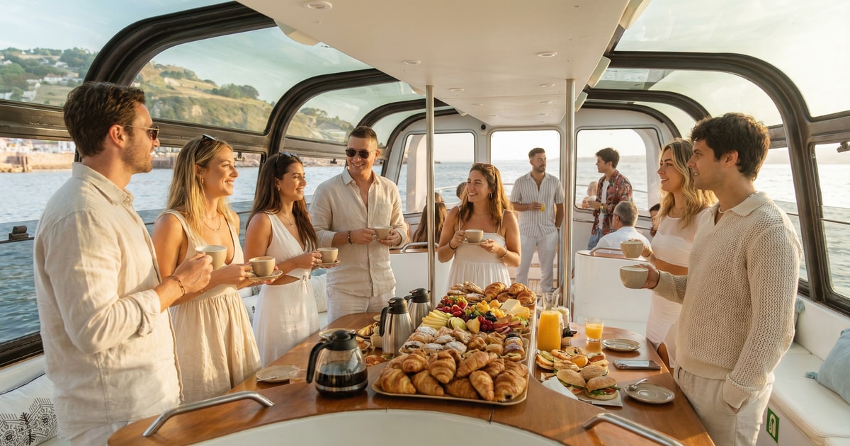 Lizbona: prywatny rejs o świcie z kawą i ciastkami | GetYourGuide