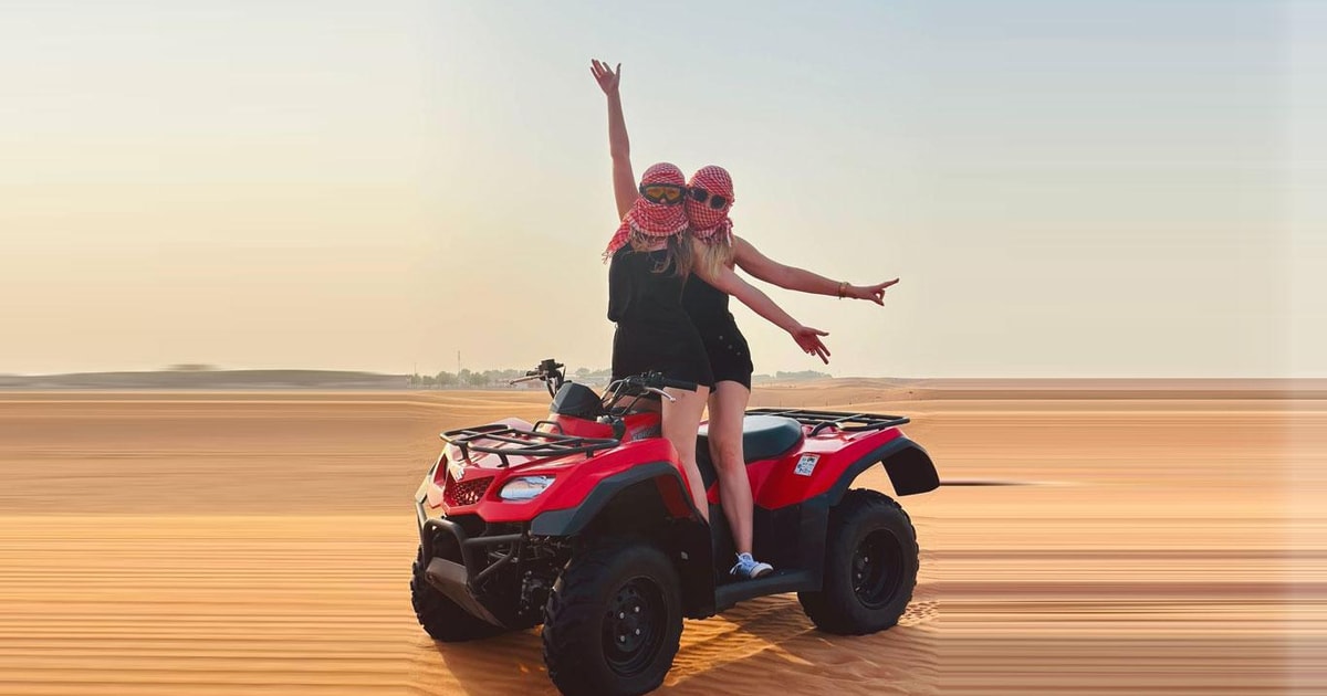 Dubai: Quad & ATV Bike, Red Dune Desert and Safari Adventure | GetYourGuide