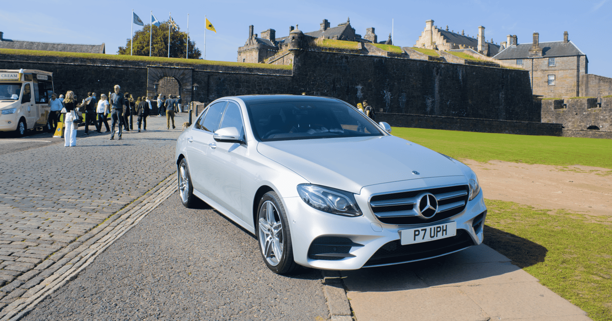 Luxus Mietwagen Edinburgh Flughafen Bild
