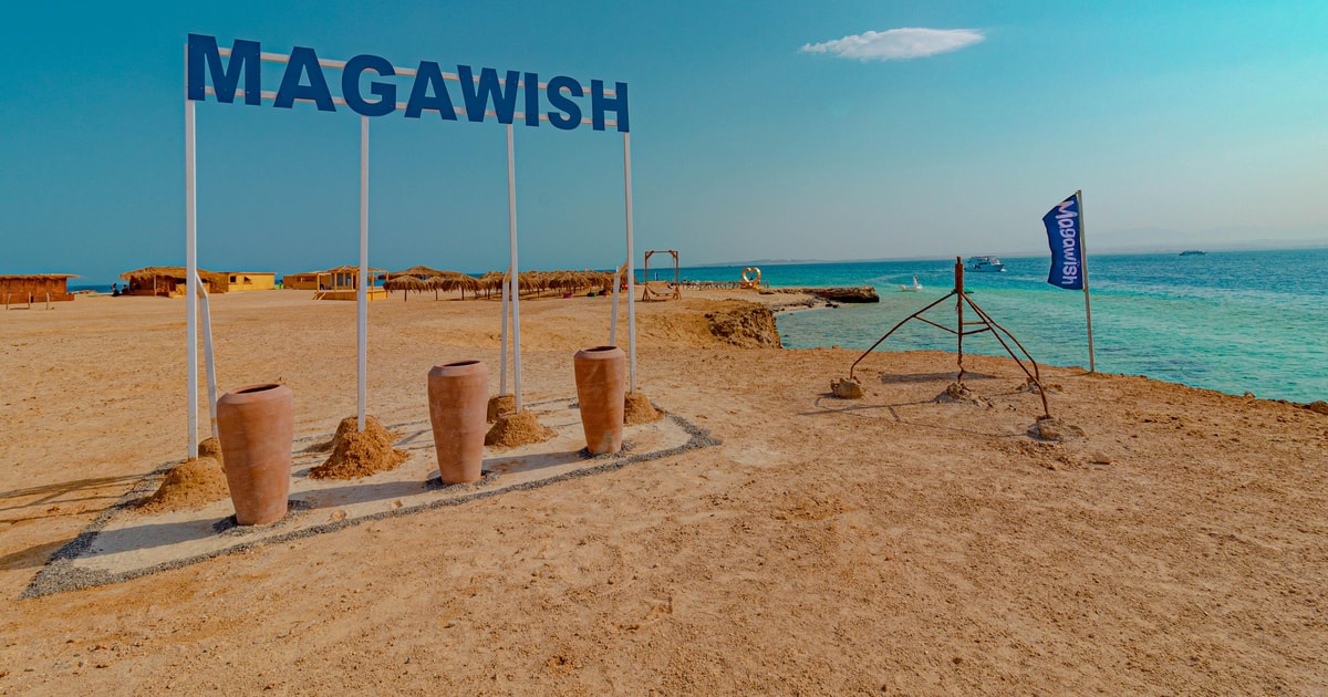 Hurghada: Private Boat trip to Magawish island with Lunch | GetYourGuide