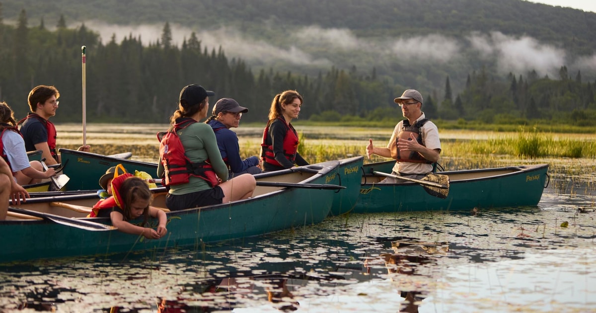 Mont-Tremblant nationalpark: Les Méandres de la Diable i kanot, med ...
