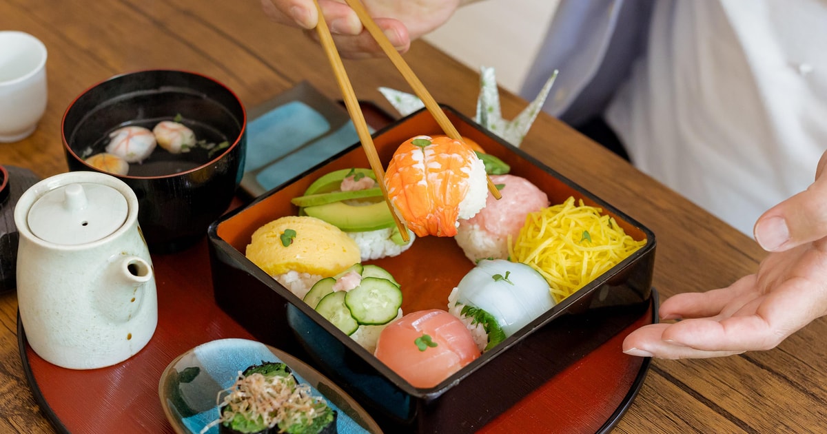 Tokyo: Temari Sushi & Matcha Cooking Class with Food Tour | GetYourGuide