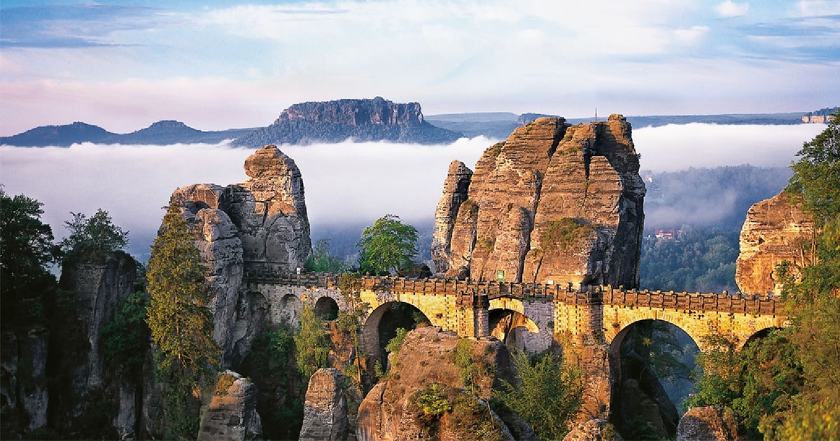 Dresden: Bastei Bridge & Tisa Rocks Labyrinth Easy walking | GetYourGuide