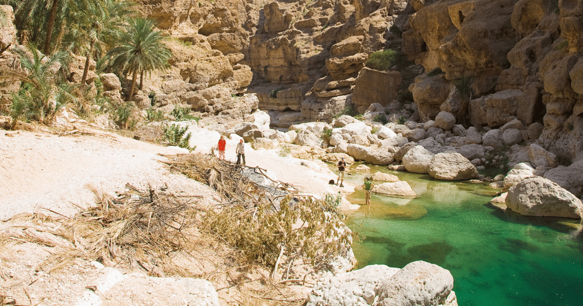 Verken Wadi Shab & Bhimma Sinkhole Natuurwonder | GetYourGuide