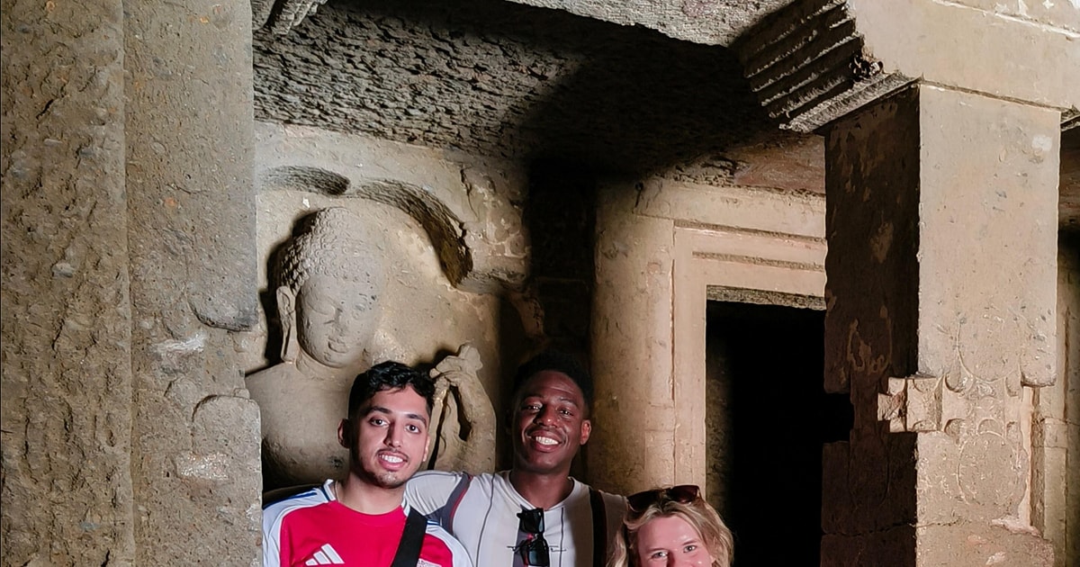 Explore Mumbai - "Ancient Kanheri Caves & the Golden Pagoda" | GetYourGuide