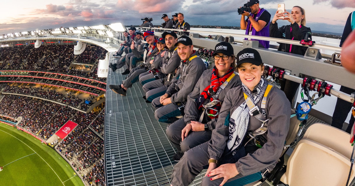 Perth Experiencia en la azotea del Optus Stadium el día del partido de ...