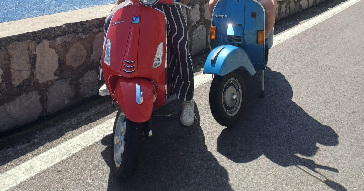 Privat tur på Amalfikysten med Vespa - mulighed for selvkørsel ...
