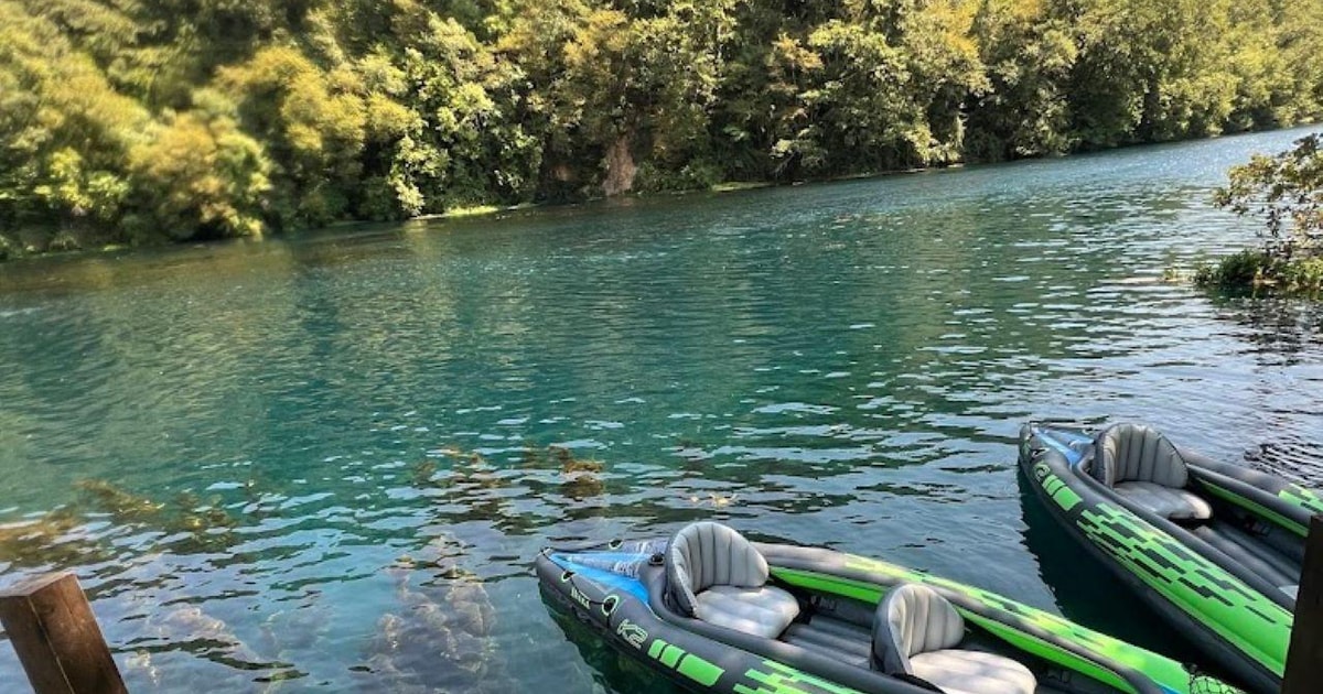 Blue Eye Lake: Kayak and Boat Tours | GetYourGuide