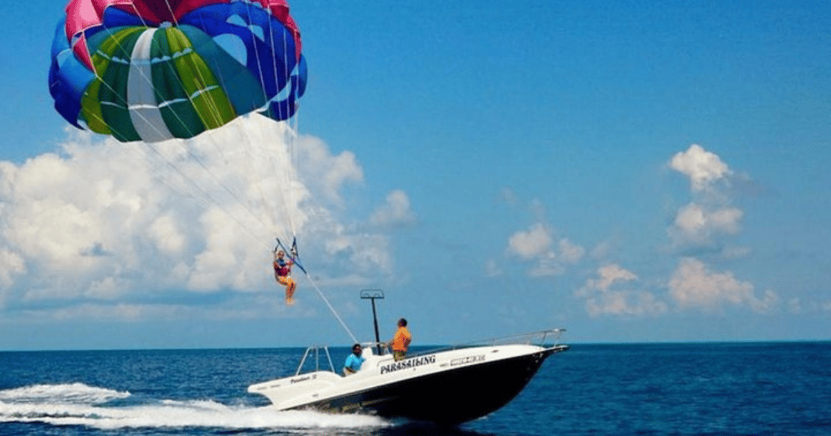 Parasailing Adventure Pickup from Hotel or Airbnb Included | GetYourGuide