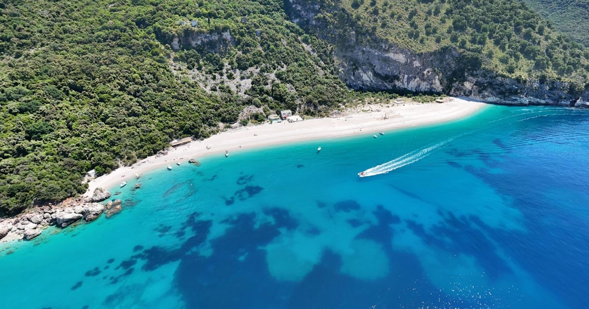 Sarandë : Excursion en hors-bord à Ksamil, épave, monastère, Arameras ...