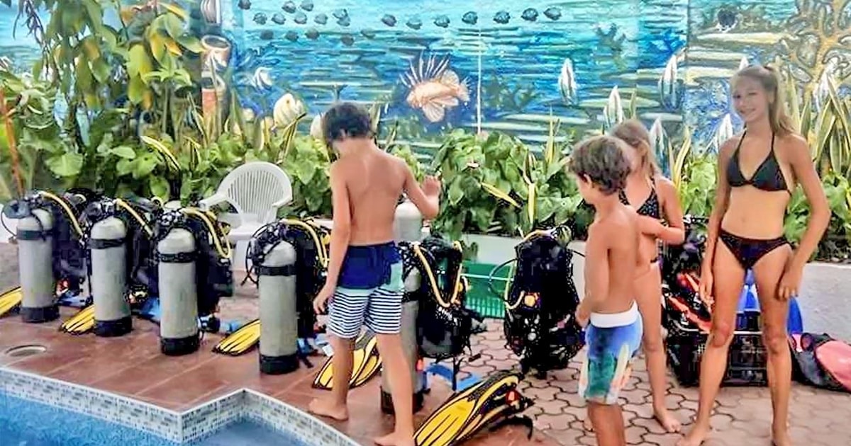 Dauin: Bubblemaker Introducción al buceo para niños | GetYourGuide
