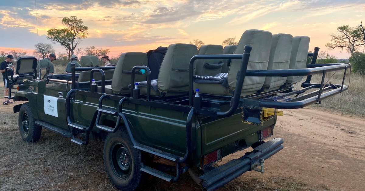 Sabie Game Reserve: Sunset Safari with Sundowners | GetYourGuide