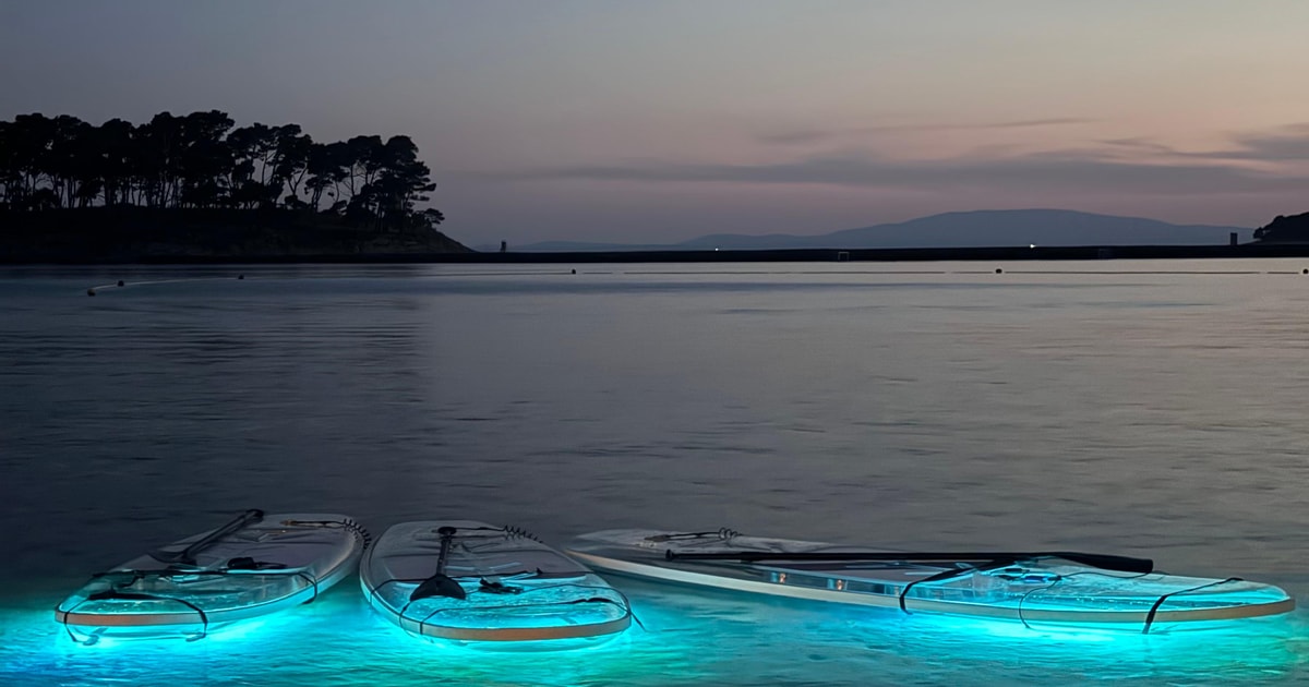 Rab: Night Glow Kayak & SUP Tour with Bioluminescent Magic | GetYourGuide