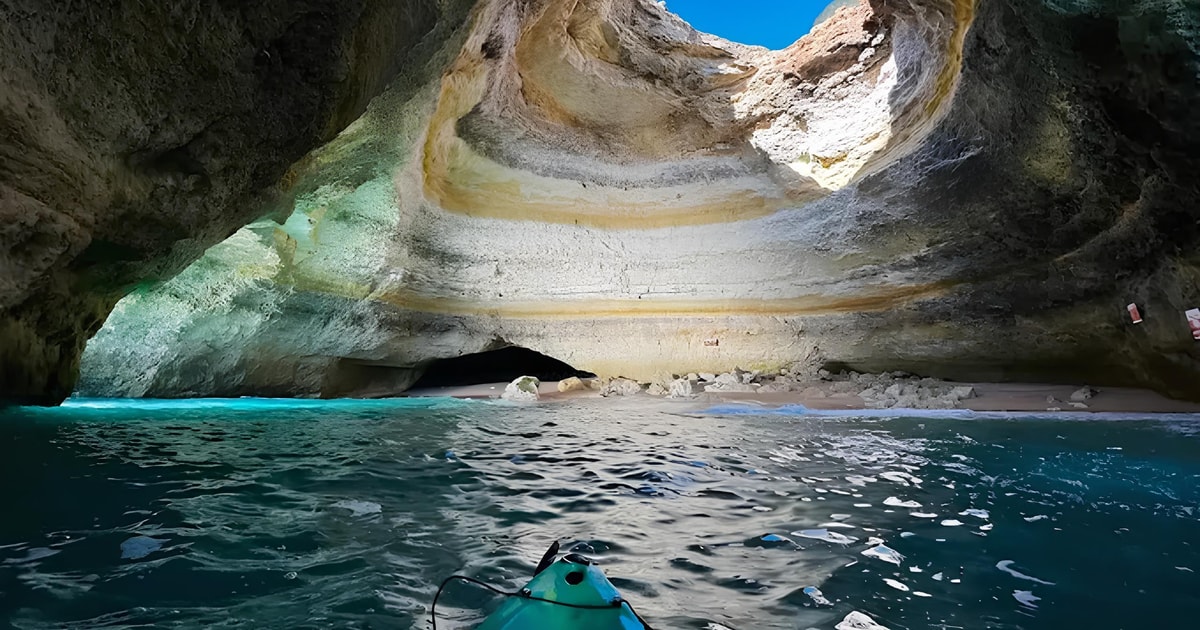 Benagil: Kayak Tour to Benagil Caves – Small Group | GetYourGuide