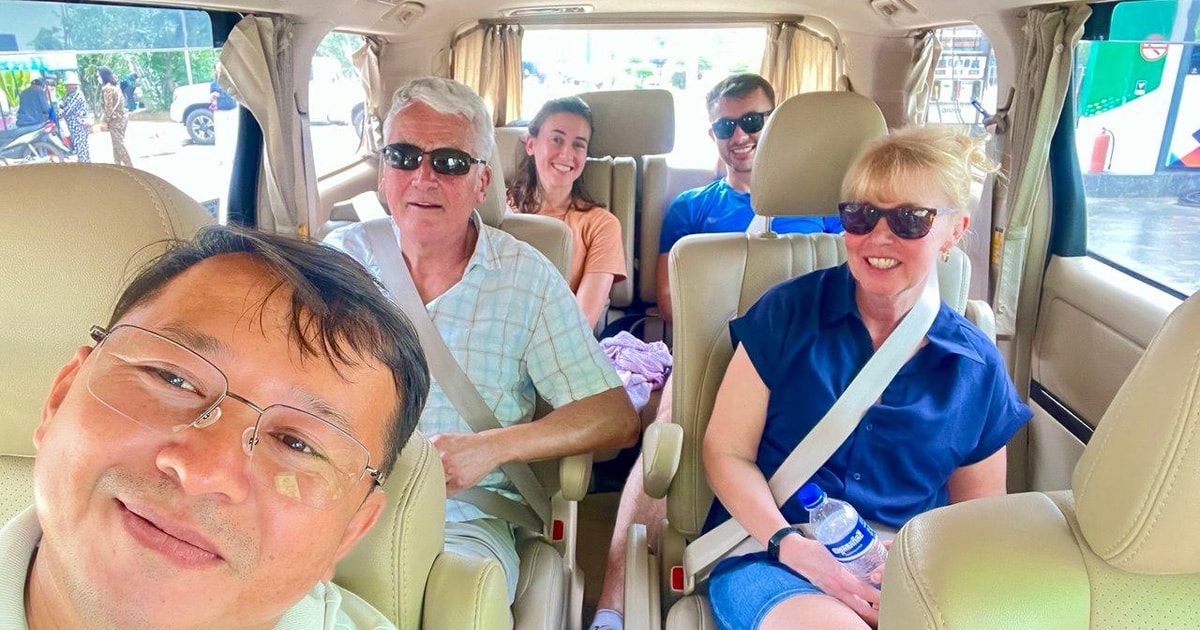 Taxi Phnom Penh naar of van Siem Reap, vriendelijke taxichauffeur ...
