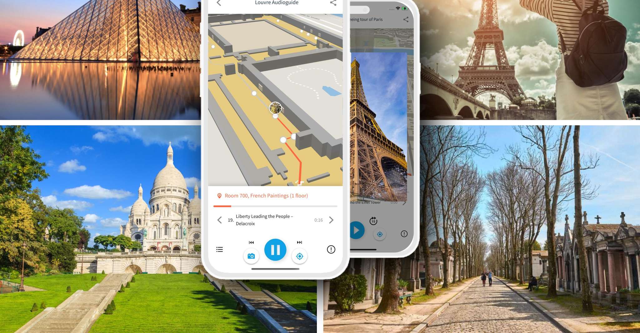 Paris, 4 walking experiences with audio guide | Day Trip in Paris