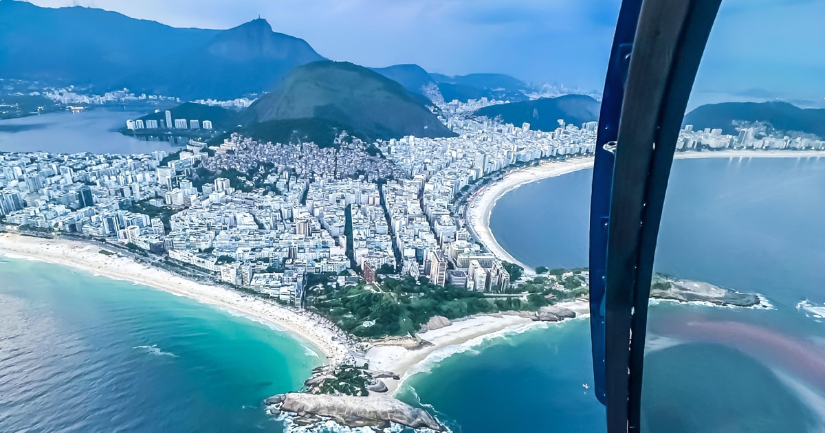 Rio de Janeiro: Christ the Redeemer DoorsOff Helicopter Tour | GetYourGuide