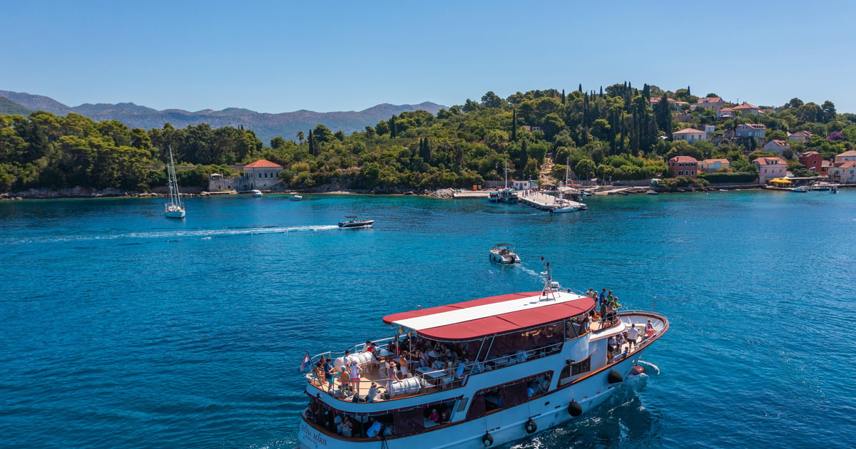 Dubrovnik : excursion dans les îles Élaphites avec Regina Maris ...