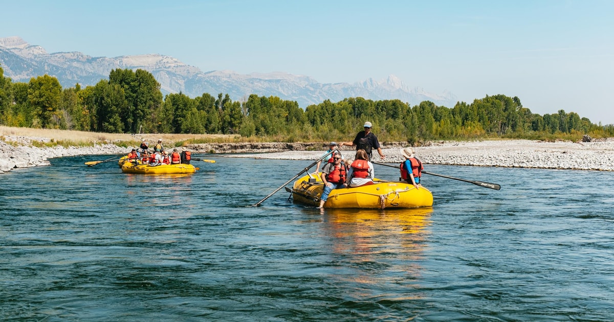 Jackson: Snake River Scenic Raft Float Tour met uitzicht op Teton ...