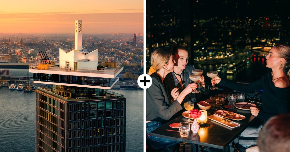 Amsterdam: A'DAM Lookout Ticket and Lunch or Dinner Voucher | GetYourGuide