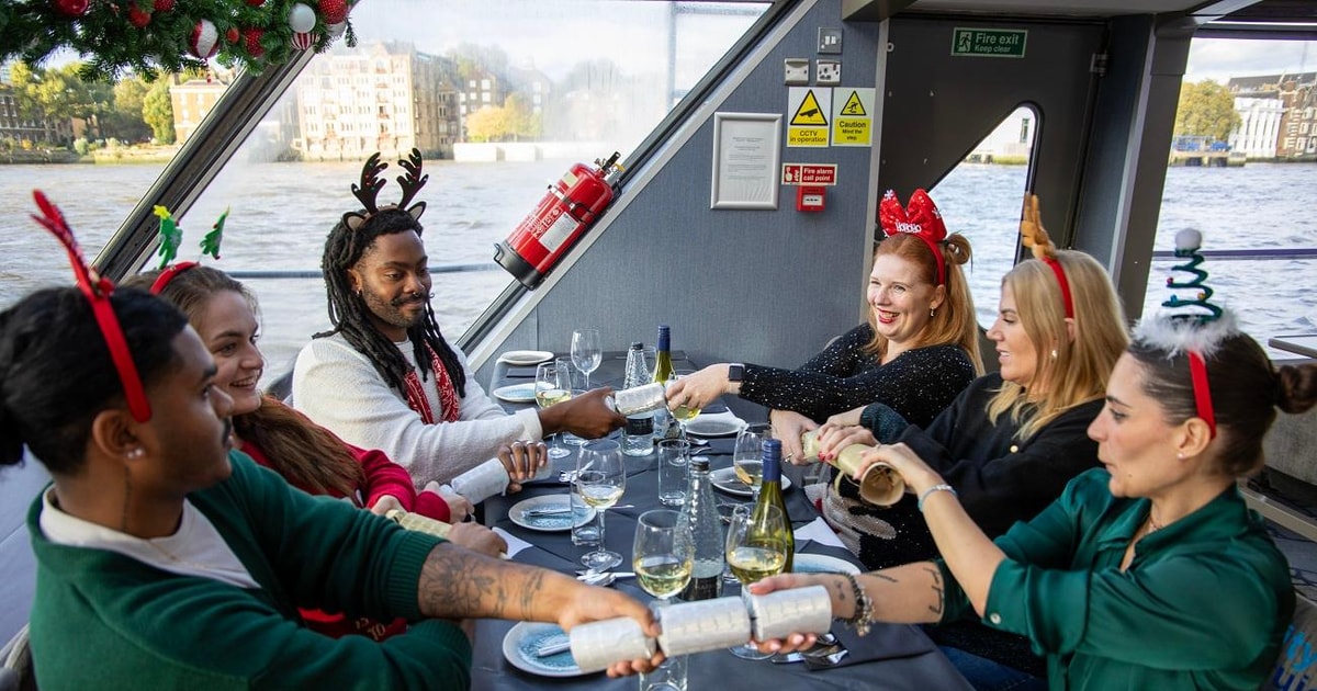 Festive London Christmas Day River Thames Lunch Cruise | GetYourGuide