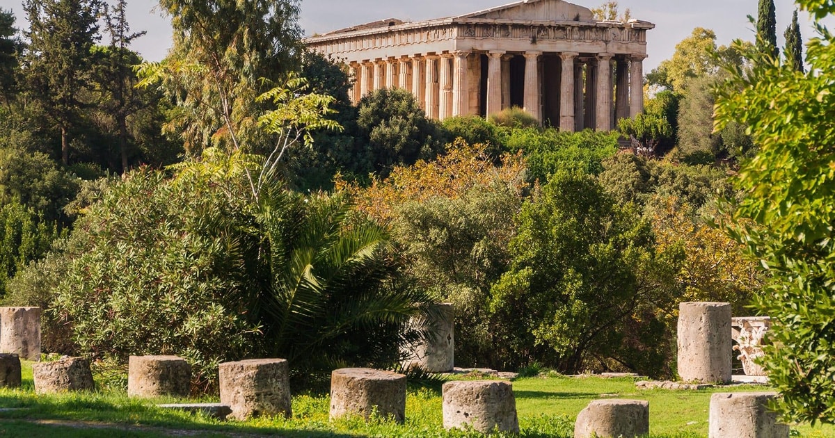 Athen: Antikkens Agora og Plaka guidet tur | GetYourGuide