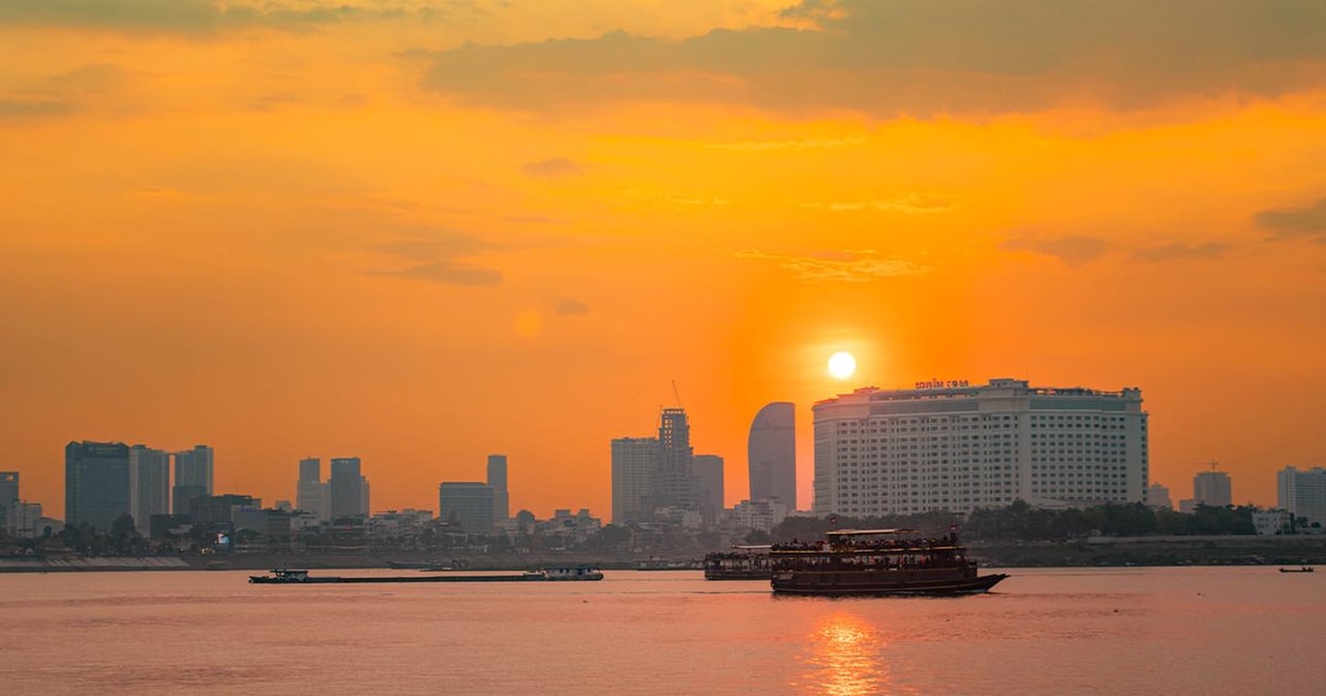 Phnom Penh Sunset Cruise & Evening City Tour Vespa Adventure | GetYourGuide