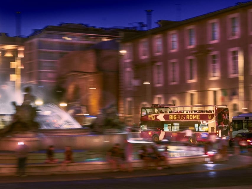 Rome: Big Bus Panoramic Night Tour | GetYourGuide