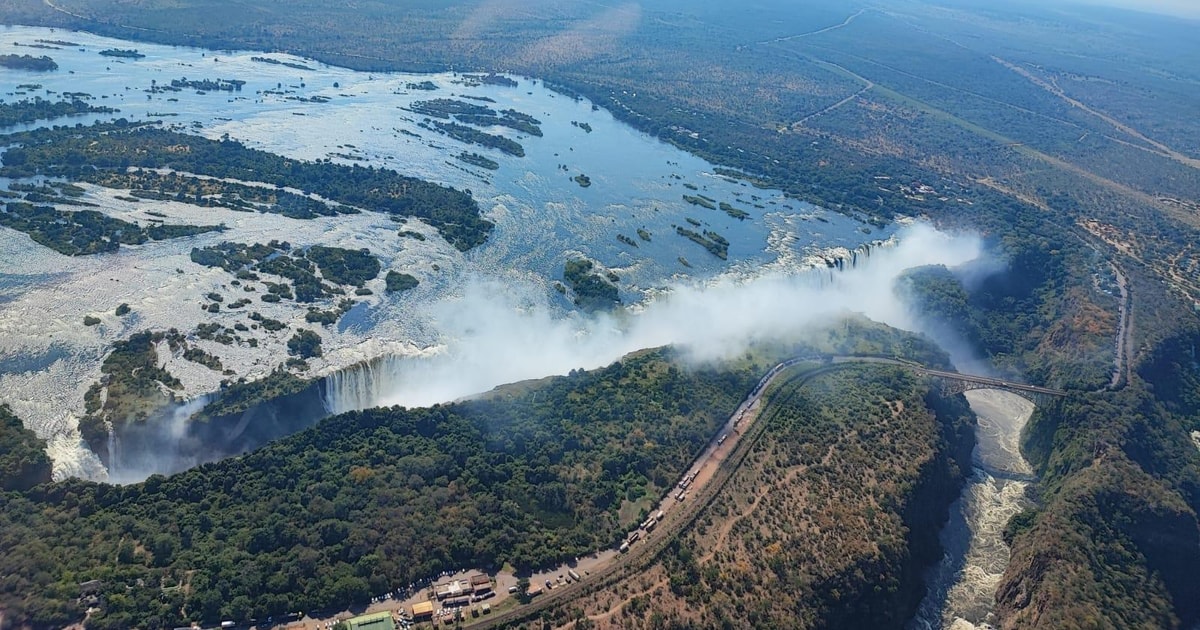 Victoria Falls: Helicopter Flight (Aerial View of the Falls) | GetYourGuide