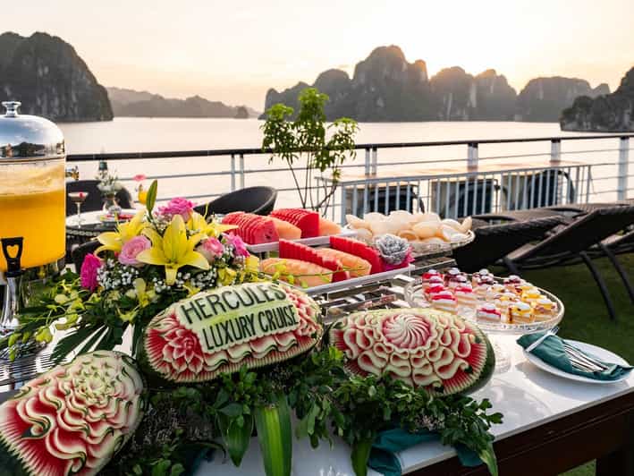 1-Day Halong Bay Luxury Cruise/Limousine Bus/Buffet Lunch | GetYourGuide