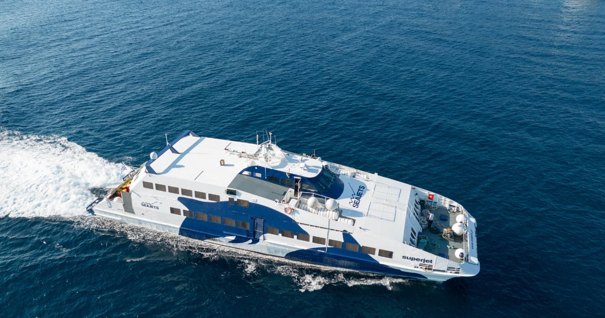 Milos : ferry à grande vitesse entre Milos et Paros | GetYourGuide