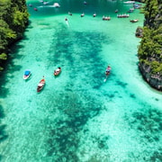 Phuket : Phi Phi, Bamboo et Maithon en catamaran à grande vitesse ...