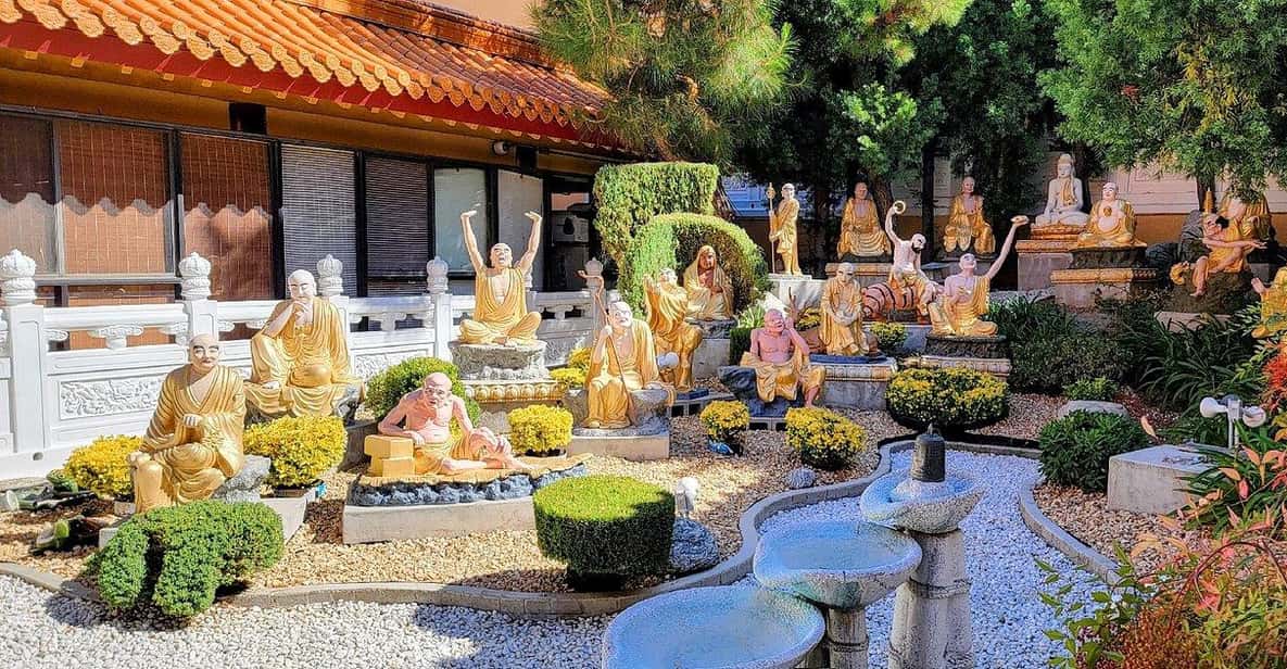 Los Angeles: Hindu Temple and Buddhist Monastery Day Trip | GetYourGuide