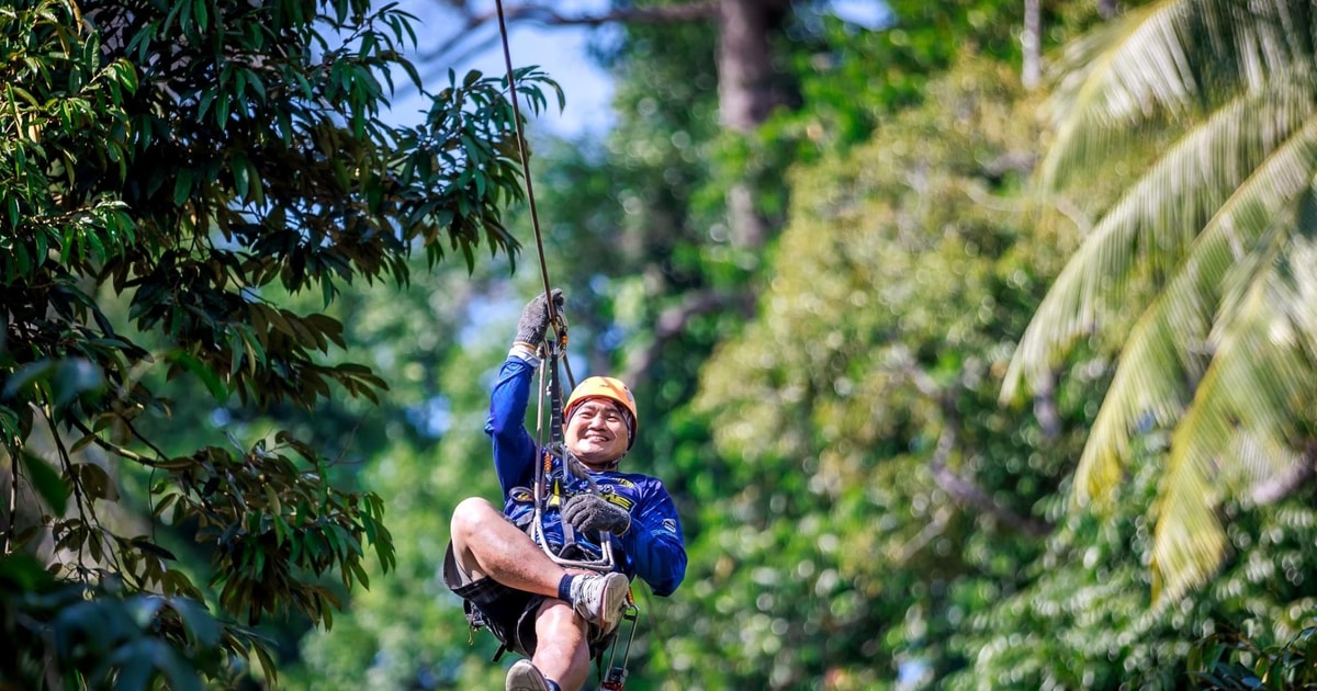 Koh Samui: Samui Zipline Adventure with Transfer service | GetYourGuide