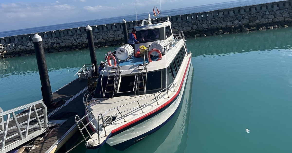 Hors-bord de Bali (port de Kusamba) à Nusa Penida avec prise en charge ...
