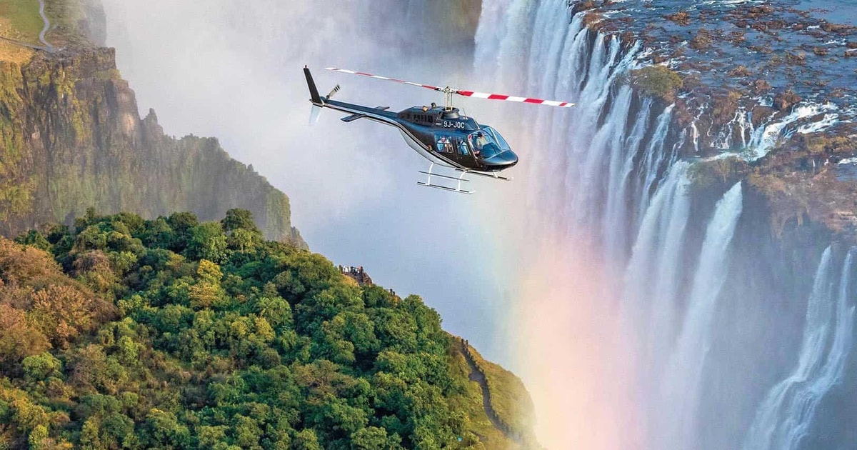 Victoria Falls: Helicopter Flight Arial View of The Falls | GetYourGuide