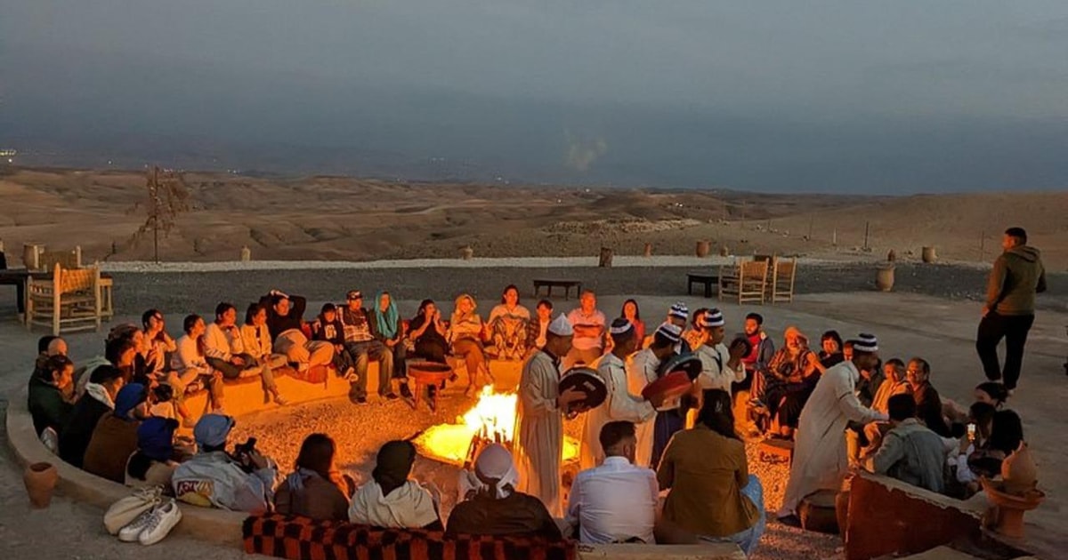 From Marrakech:agafay,dinner show,sunset,camel ride, | GetYourGuide