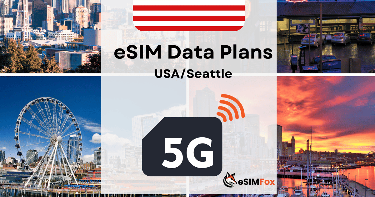 Seattle : eSIM Internet Data Plan for USA 4G/5G | GetYourGuide