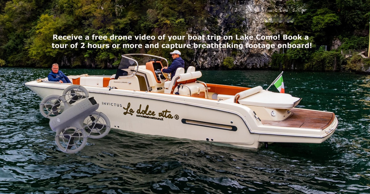 Lake Como: Grand Private Tour 5 hours Invictus boat | GetYourGuide