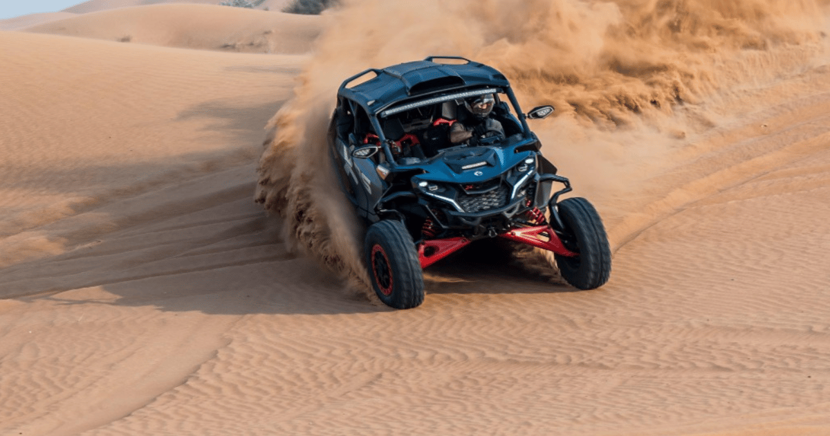 Dubai: BRAND NEW Can Am Desert Safari with Transportation! | GetYourGuide