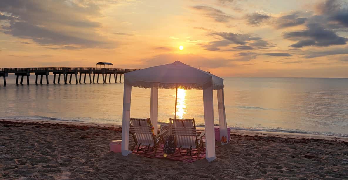 Ft Lauderdale: Private Beach Day Cabana with Amenities | GetYourGuide