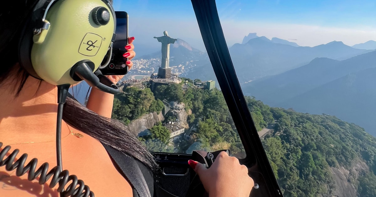 Rio de Janeiro: Helicopter Experience at Christ the Redeemer | GetYourGuide