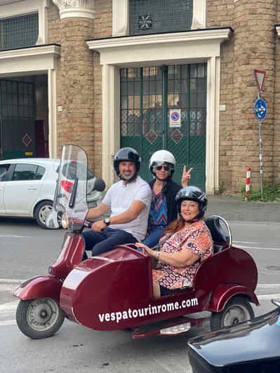 Rome: Highlights Vespa Sidecar Tour with Coffee and Gelato | GetYourGuide